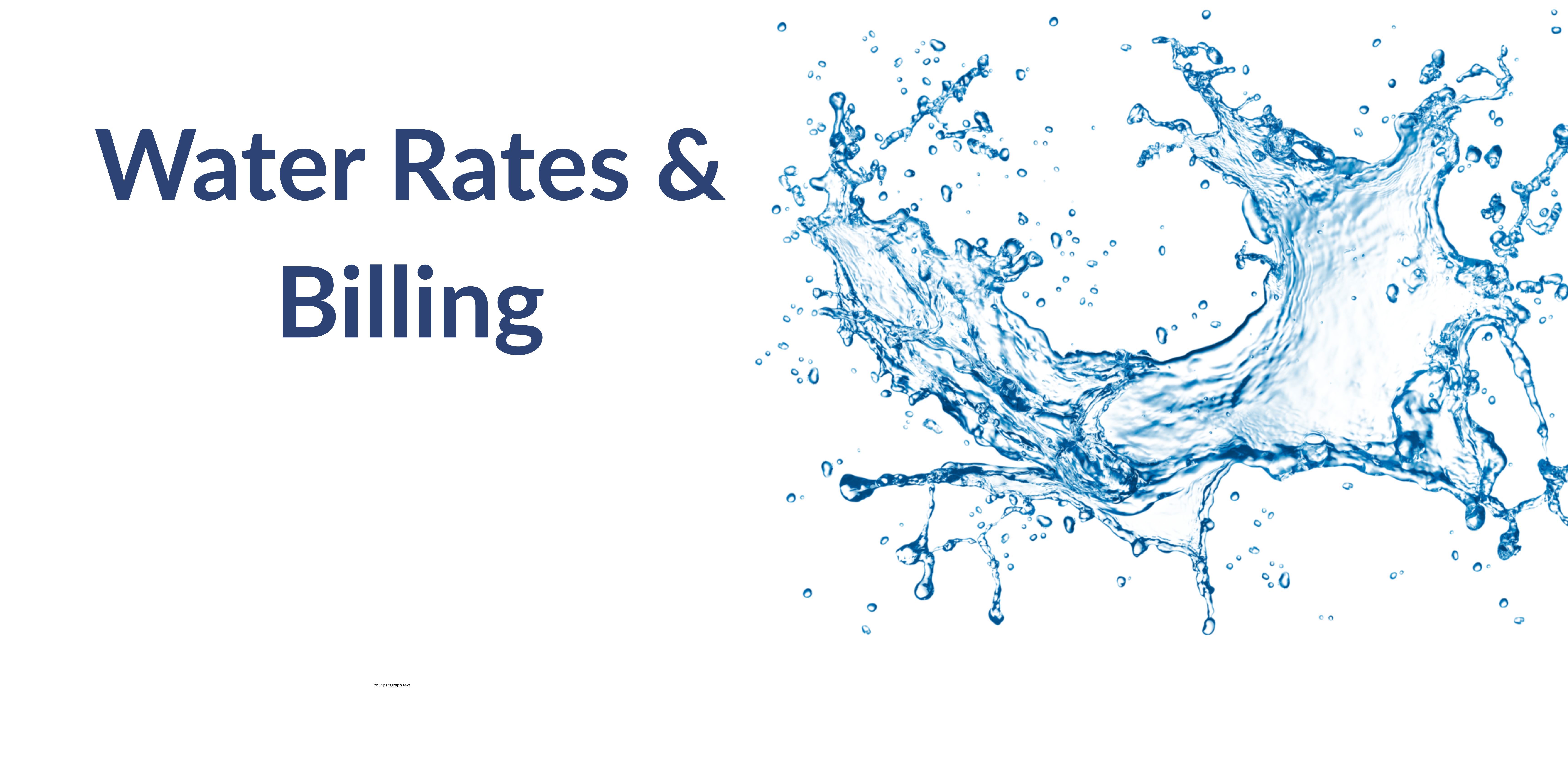 Water Rates & Billing Information | Union Water Supply System